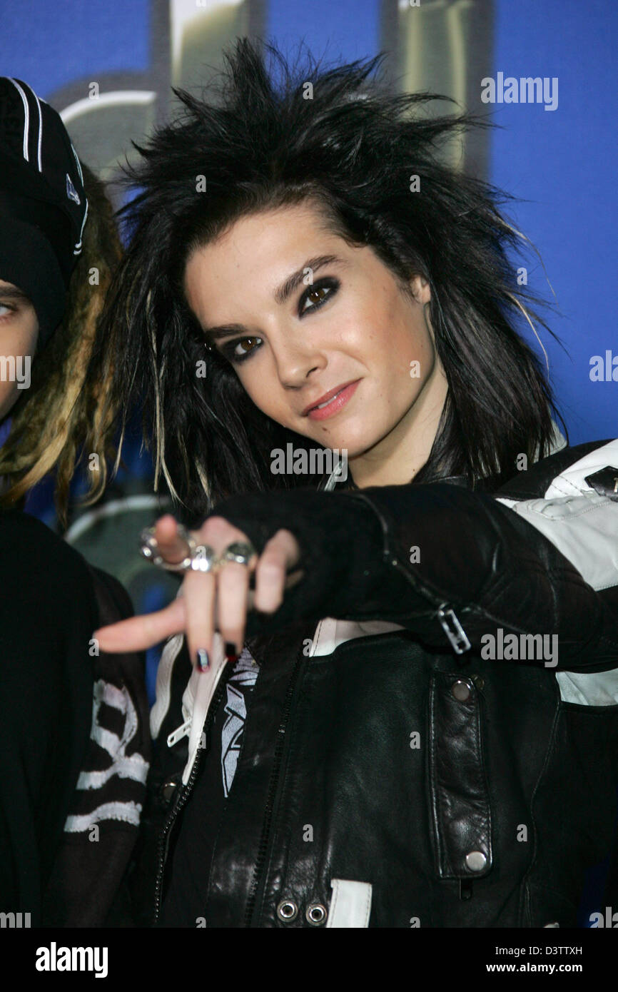 Singer Bill of the German band 'Tokio Hotel' poses during the World ...