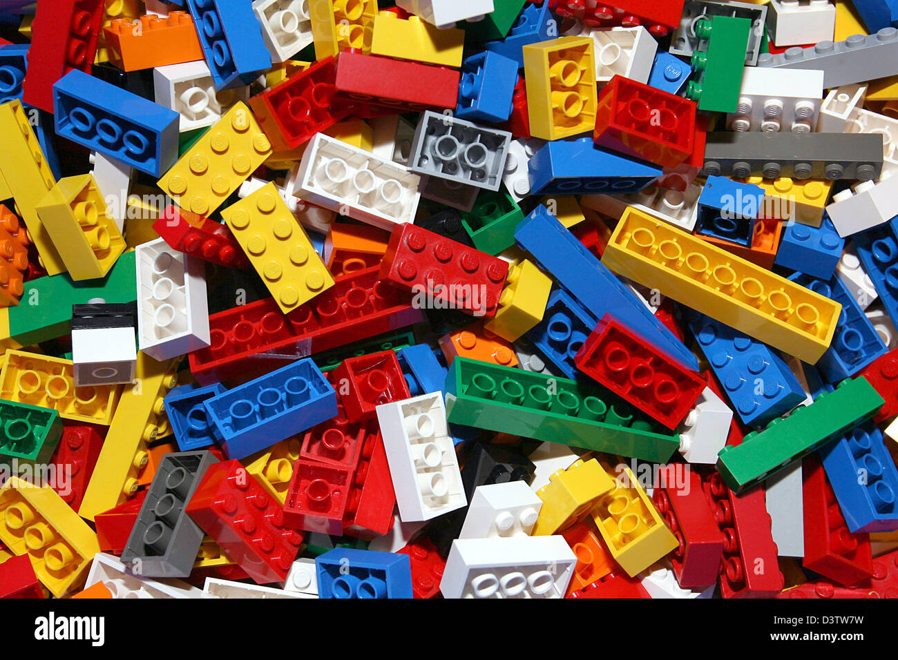 The picture shows colourful Lego bricks in Kaufbeuren, Germany, Monday ...