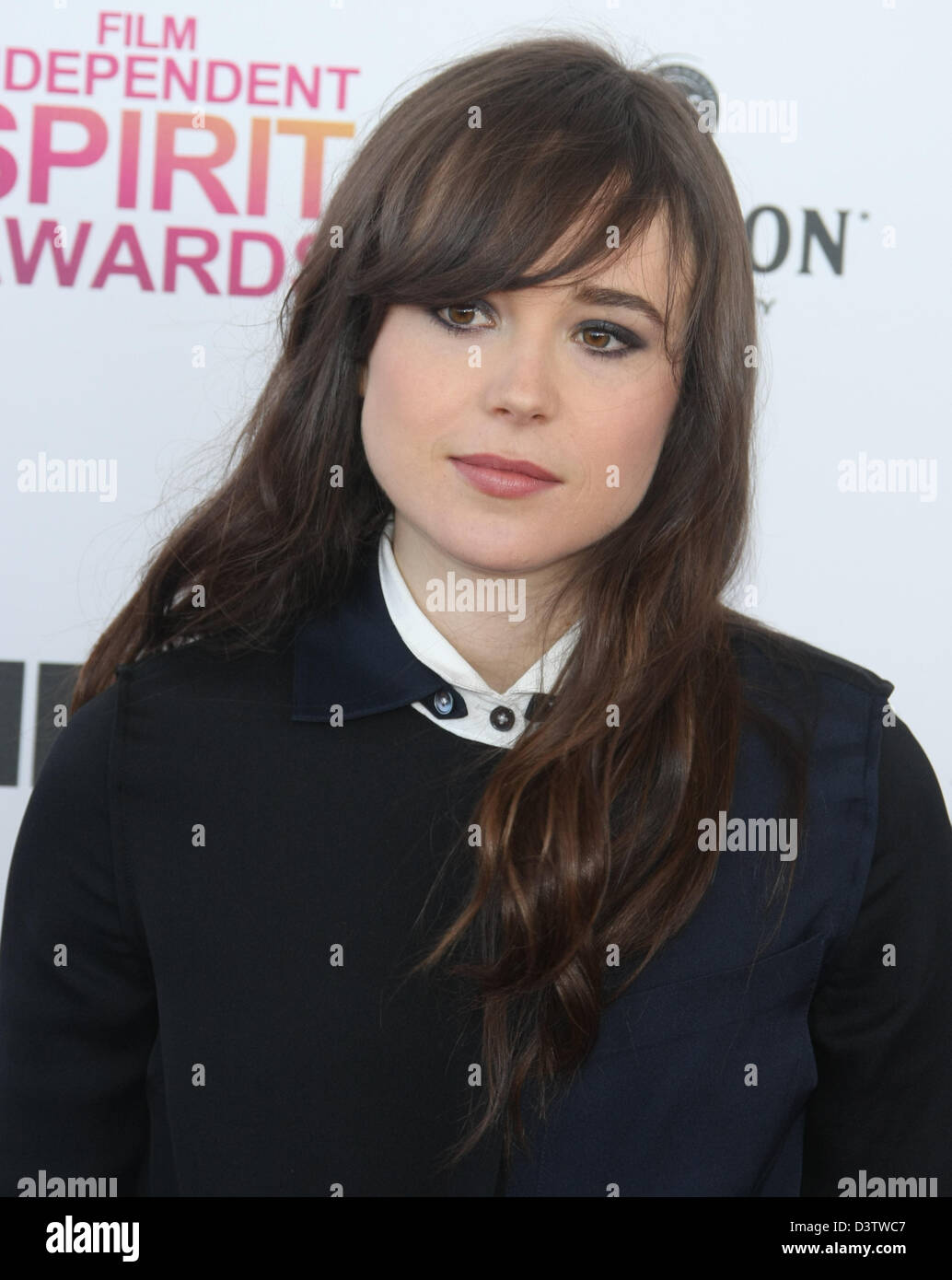 ELLEN PAGE 2013 FILM INDEPENDENT SPIRIT AWARDS BEACH SANTA MONICA ...