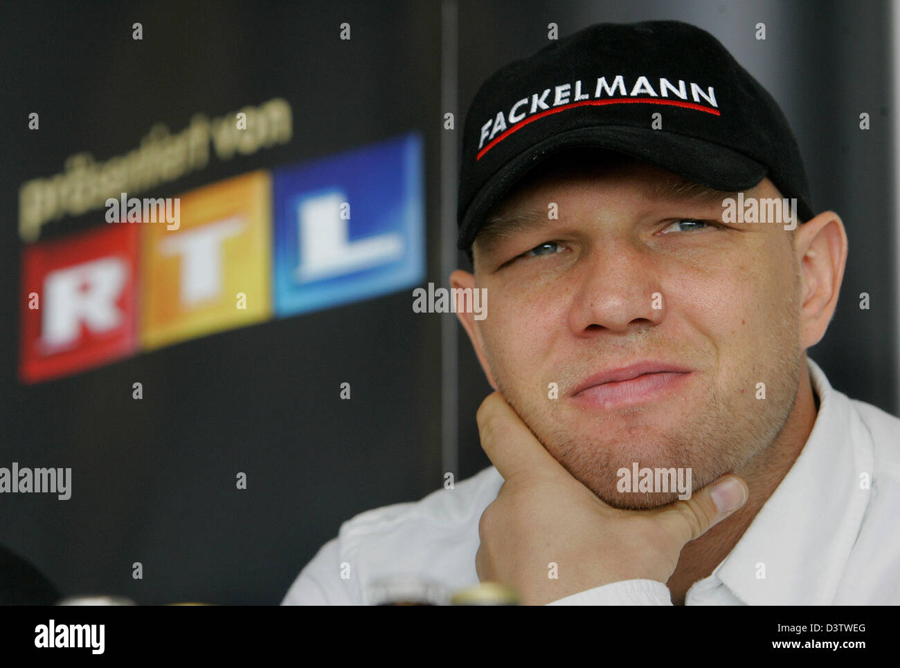 Retired German pro boxer Axel Schulz pictured at a joint press ...