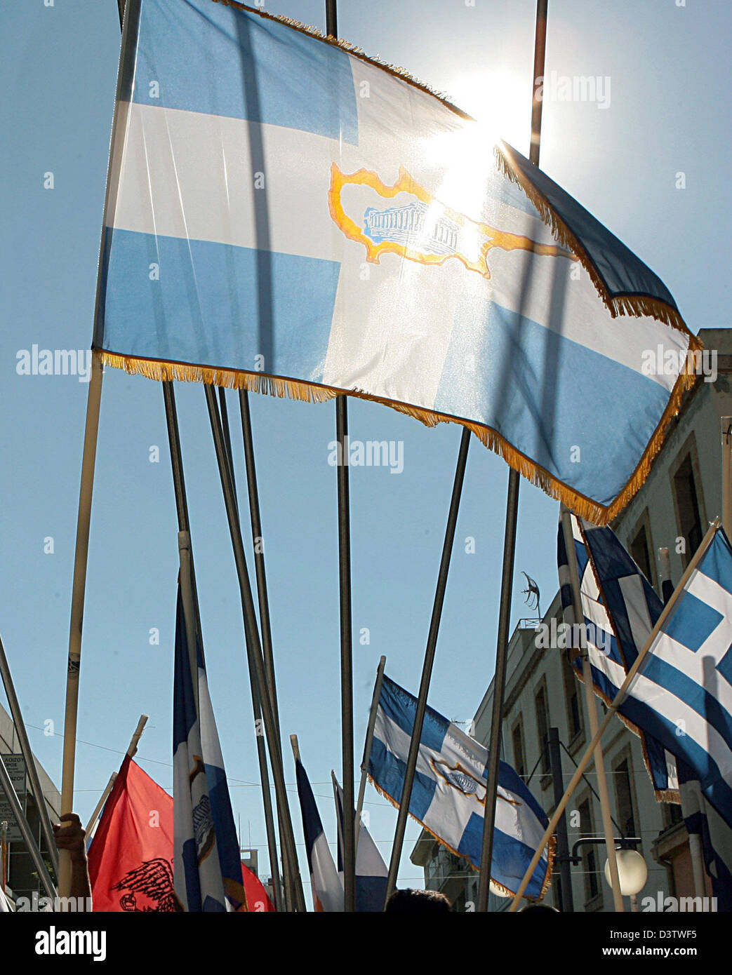 Makarios flag hi-res stock photography and images - Alamy
