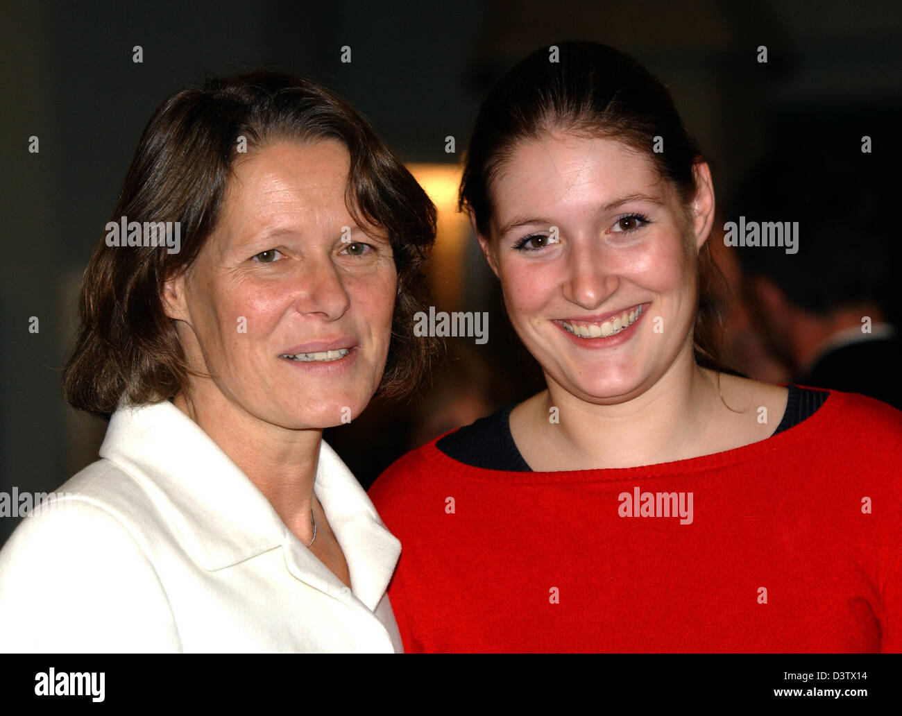 Christina Rau (L) and her daugther Laura are pictured at the Old ...