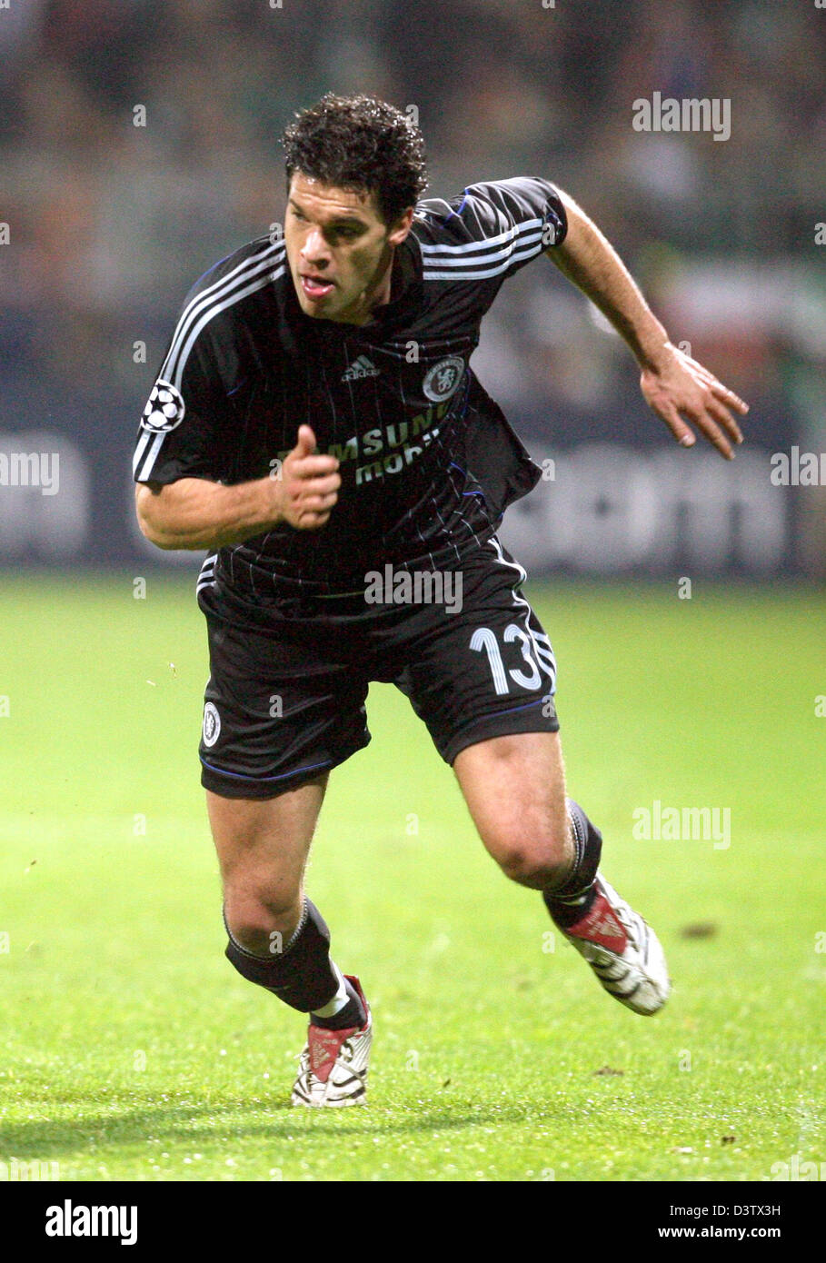 Michael Ballack of Chelsea pictured during the UEFA Champions League ...