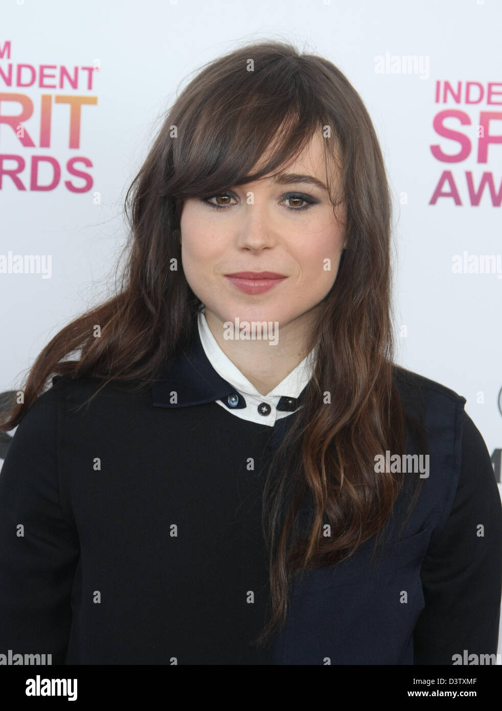ELLEN PAGE 2013 FILM INDEPENDENT SPIRIT AWARDS BEACH SANTA MONICA ...