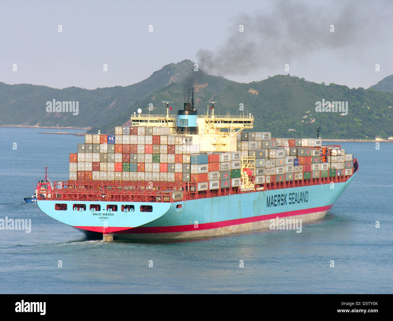 Sealand Maersk Containers Being Loaded onto Maersk Sealand Container ...