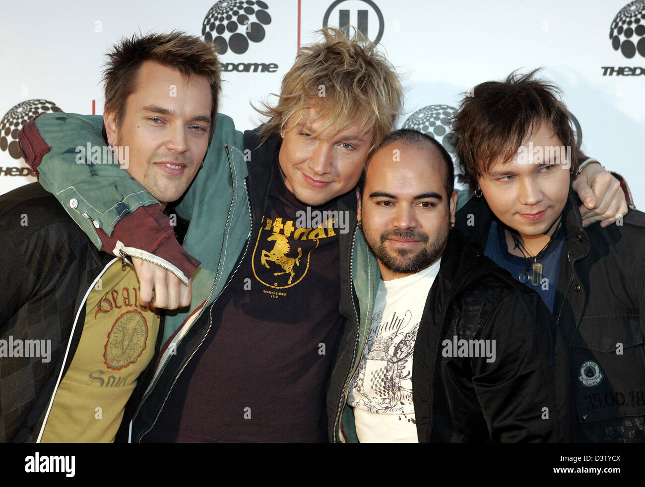 Finish band 'Sunrise Avenue' arrive at the music show 'The Dome' in ...