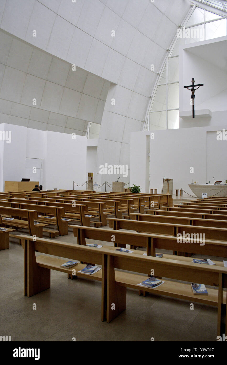 The photo shows the inside of the church 'Chiesa di Dio Padre ...