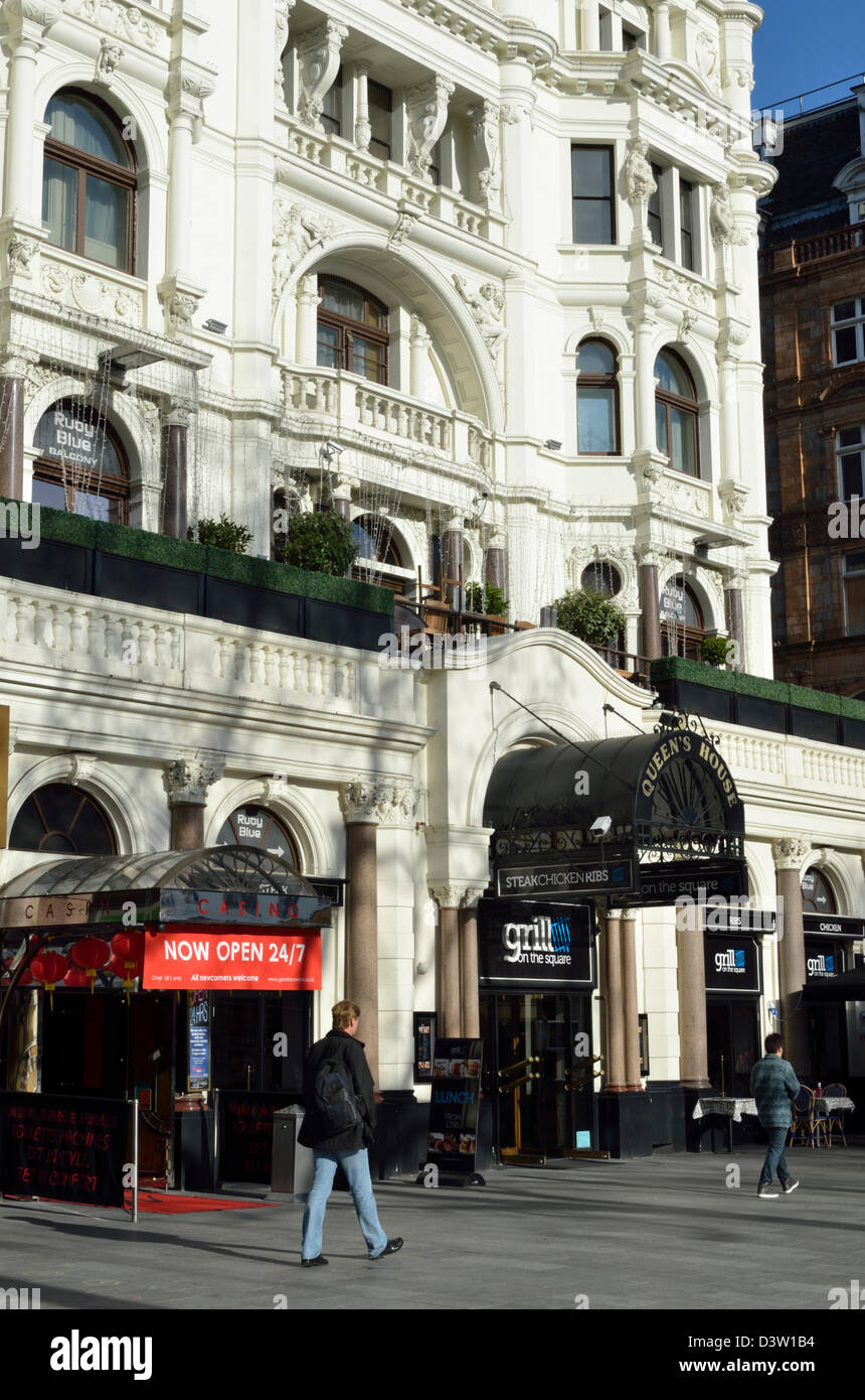 Queens house leicester square london hi-res stock photography and ...