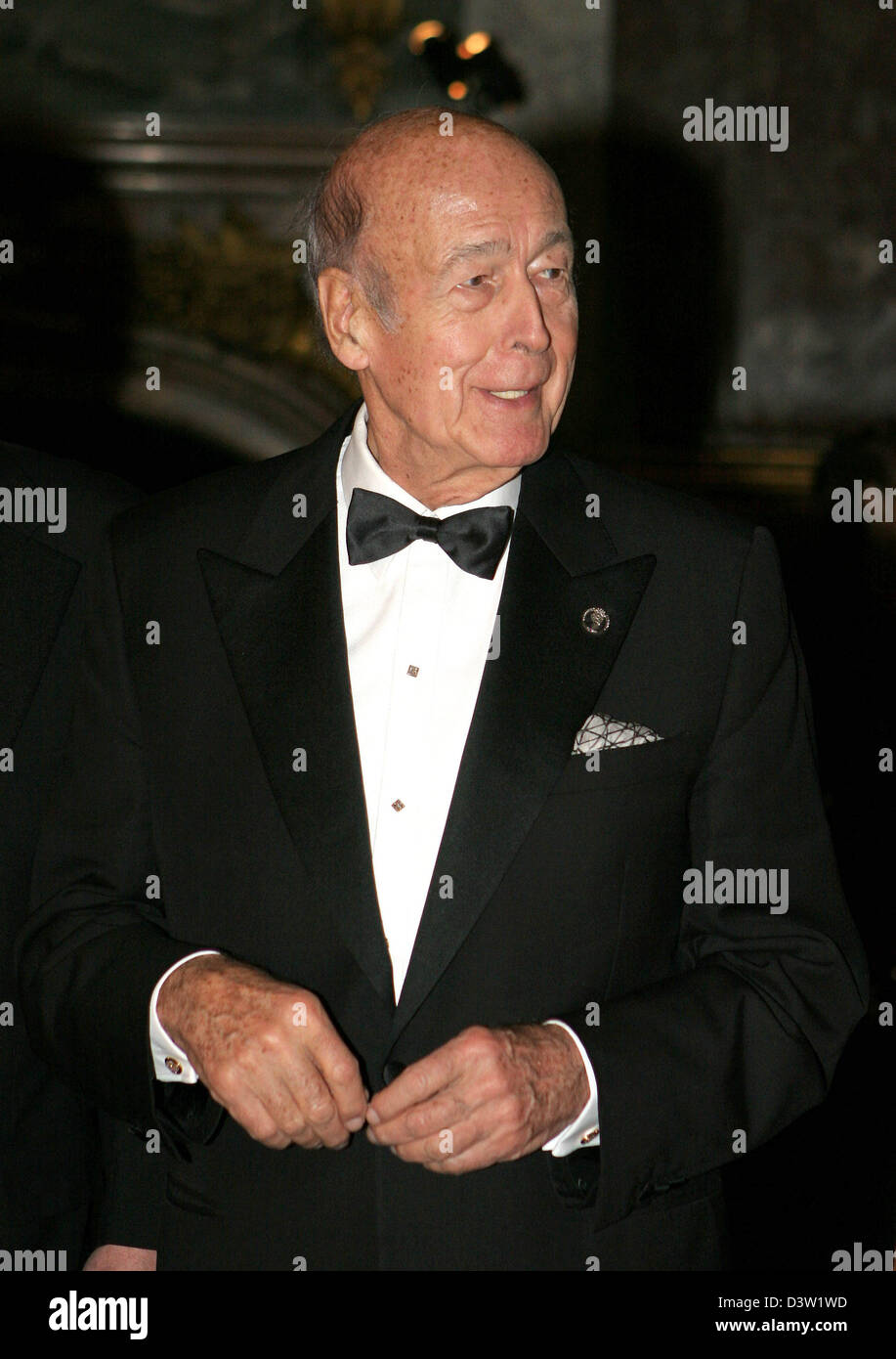 Former French President Valerie Giscard d'Estaing pictured at a formal ...