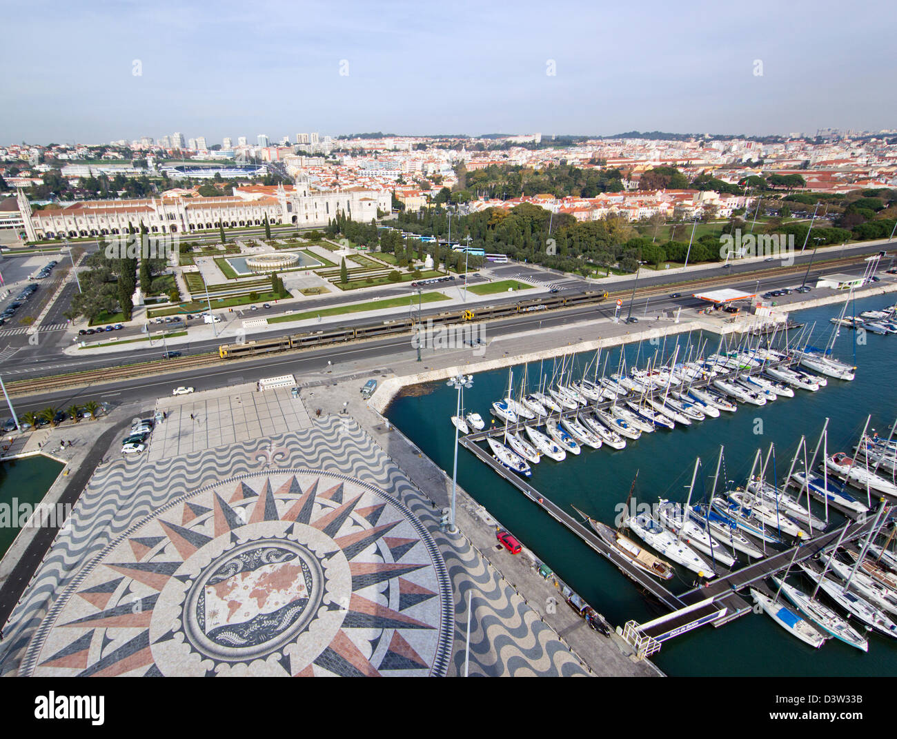 Lisbon, Portugal. View over the Belem district Stock Photo - Alamy