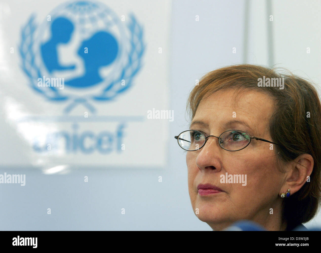 Heide Simonis, chair of UNICEF GErmany, pictured at the conference ...