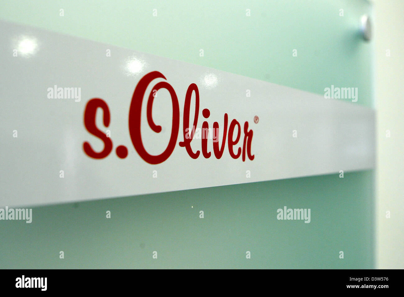 The picture shows the logo of fashion and lifestyle company s.Oliver at ...