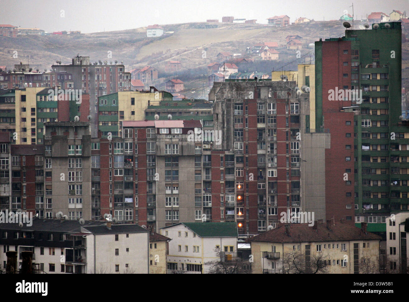Pristina kosovo blocks hi-res stock photography and images - Alamy