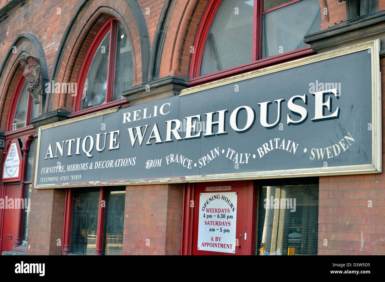 Relic Antique Warehouse, King's Cross, London, UK Stock Photo - Alamy