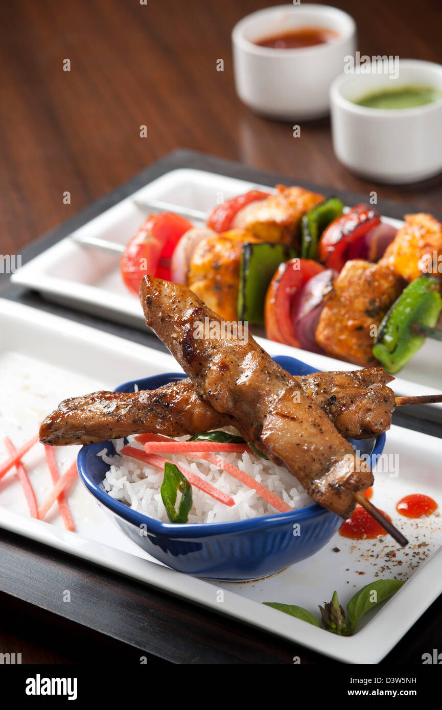Shish kebab rice hi-res stock photography and images - Alamy