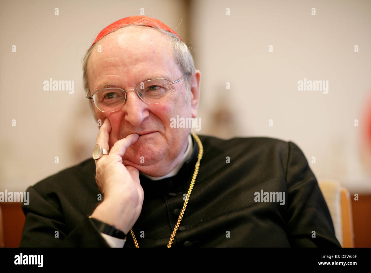 Cardinal Joachim Meisner, archbishop of Cologne, talks at a press ...