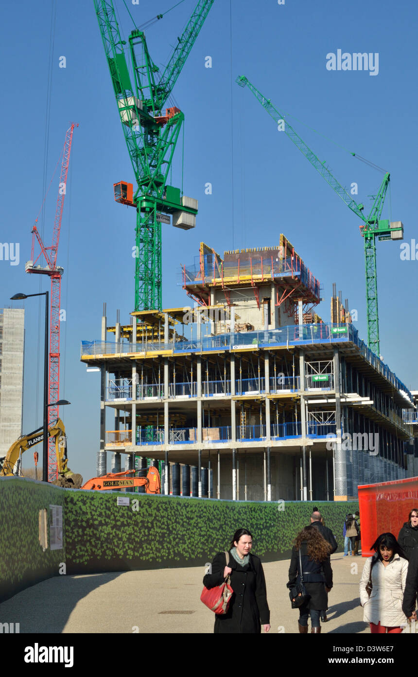 Construction of the Pancras Square residential and commercial ...