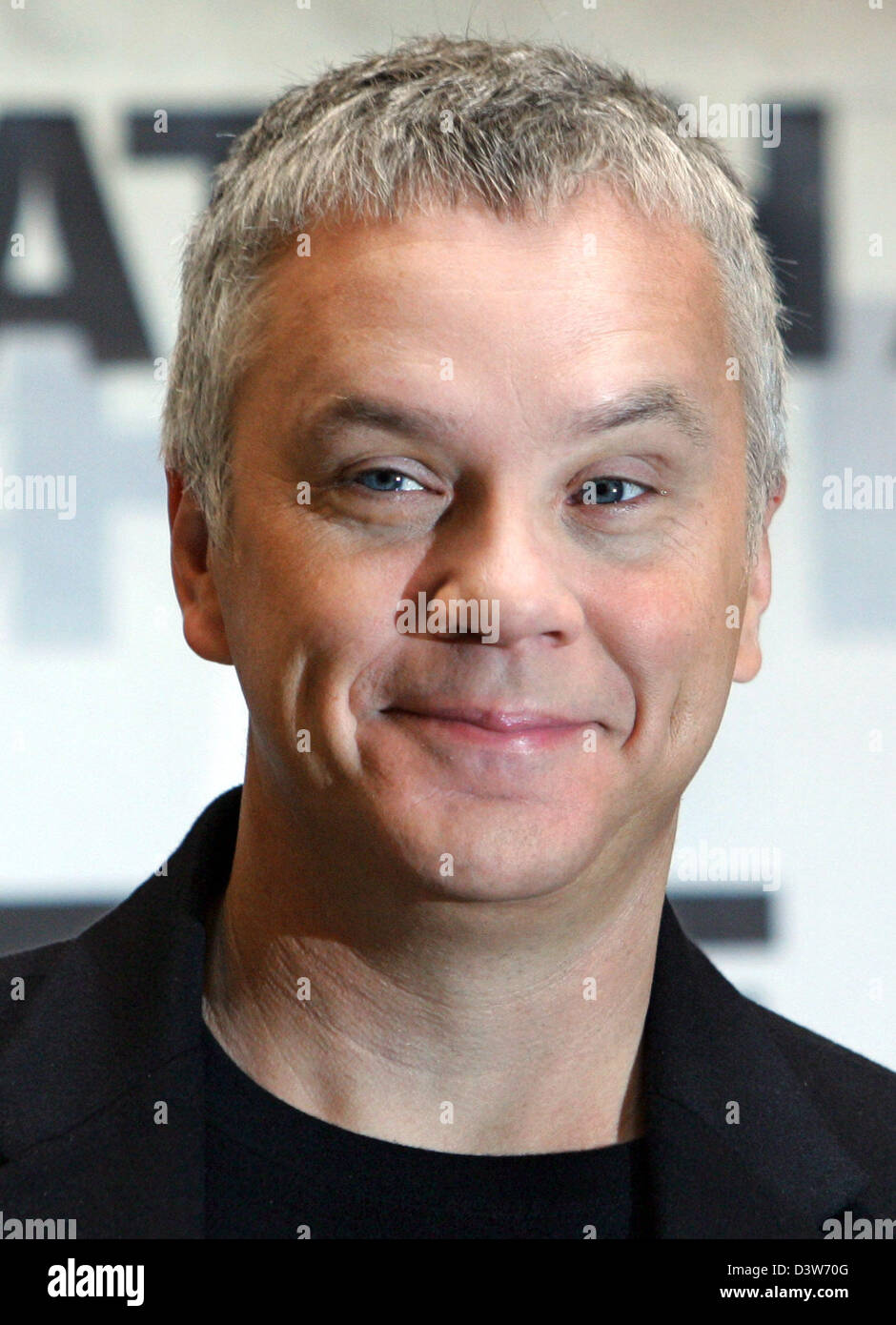 US American actor and Oscar winner Tim Robbins smiles during a photo ...