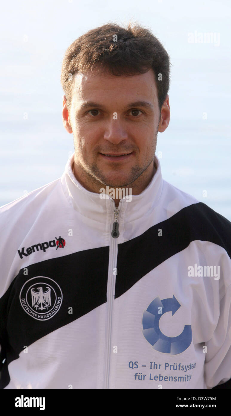 German national handball player Markus Baur is pictured at Ammersee in ...