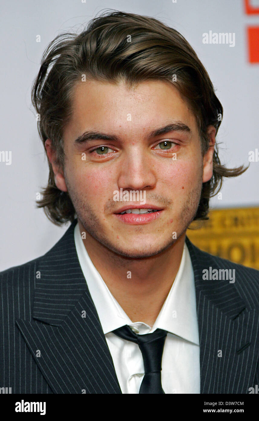US-American actor Emile Hirsch arrives for the award ceremony of the ...