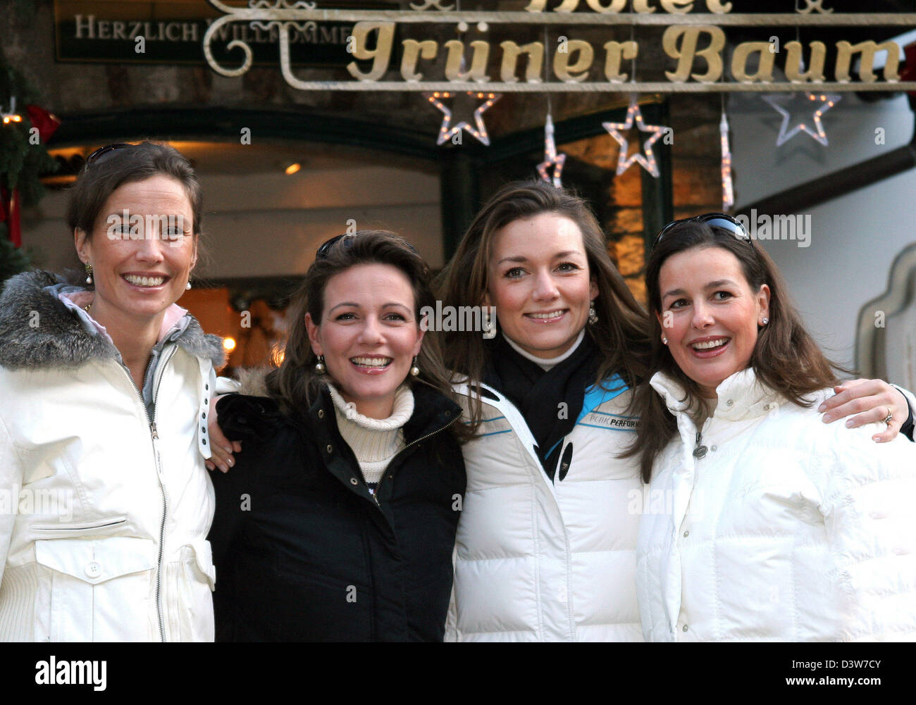 Princess Margriet' daughthers-in-law (L-R) Princess Marilene, Princess ...