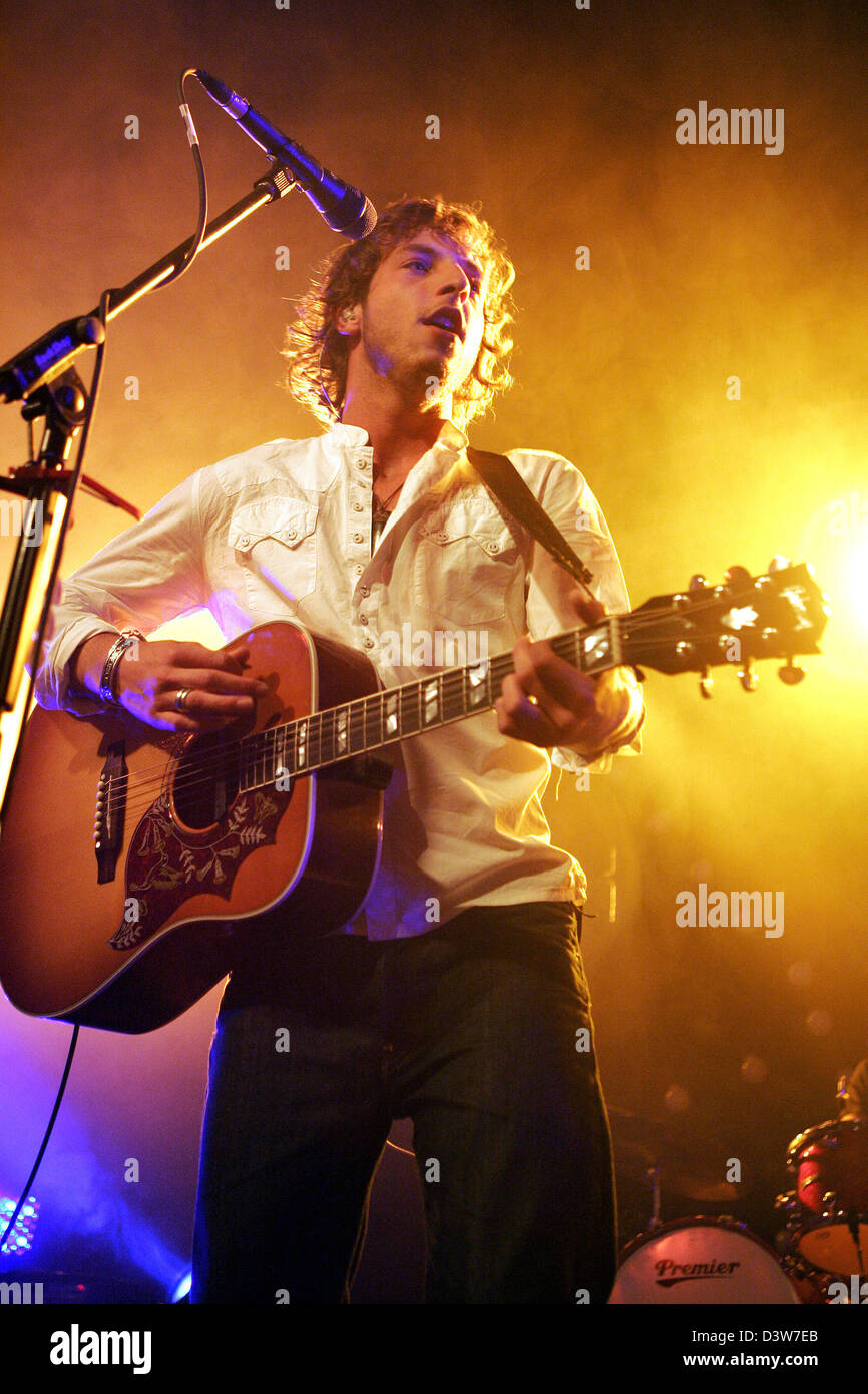 English singer James Morrison performs 'You Give Me Something' and ...