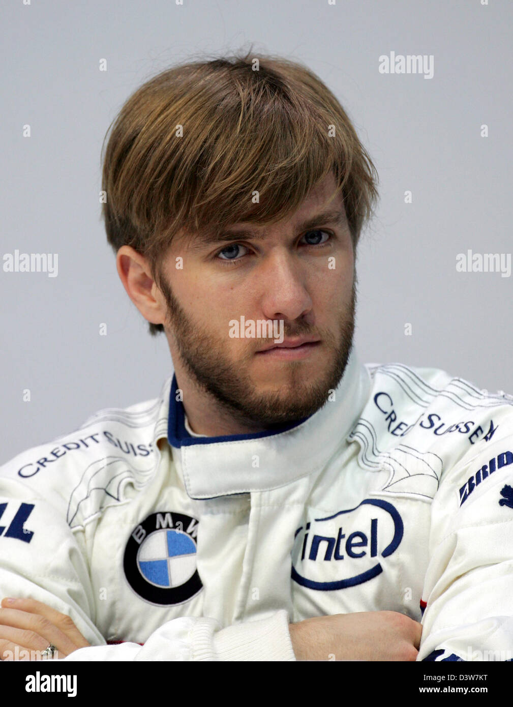German Formula One pilot Nick Heidfeld of BMW Sauber pictured at the ...