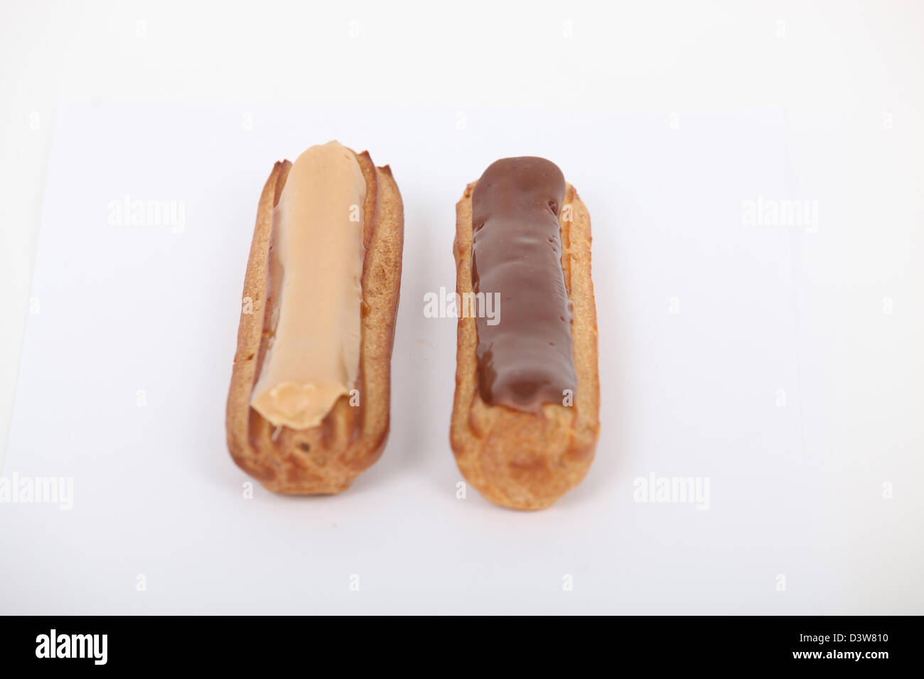Close-up shot of éclairs Stock Photo - Alamy