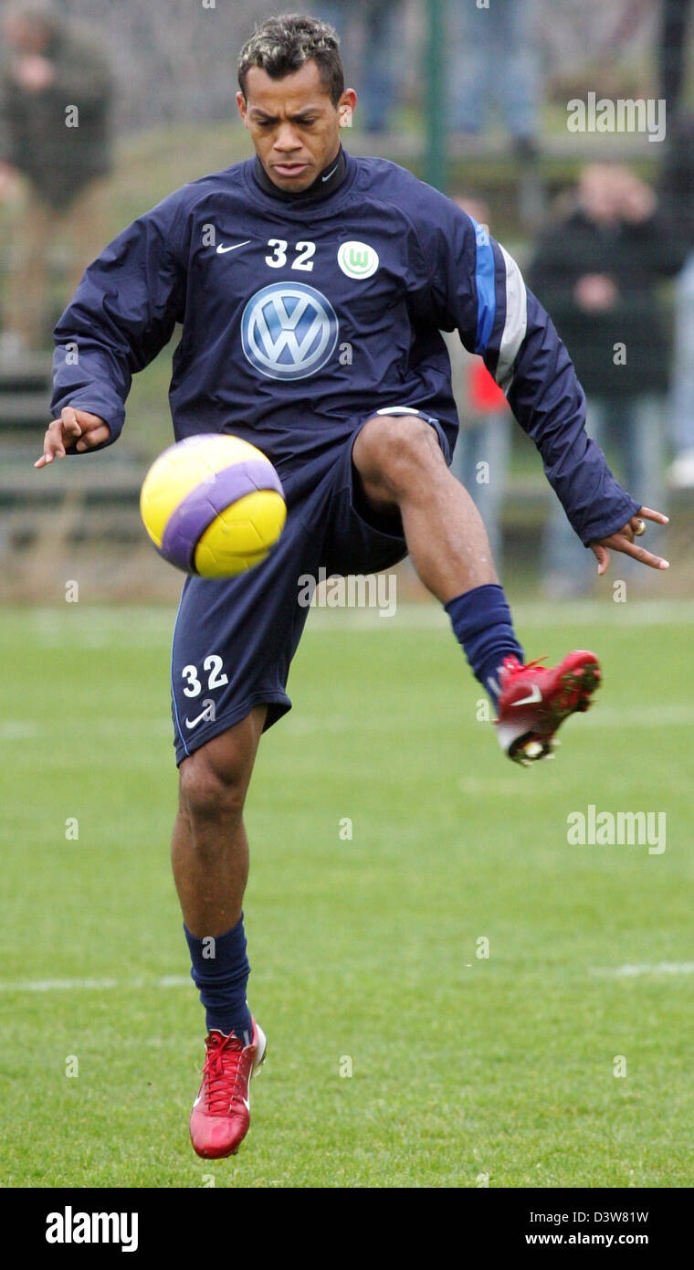 Brasilian soccer player Marcelinho shown in action during his first ...
