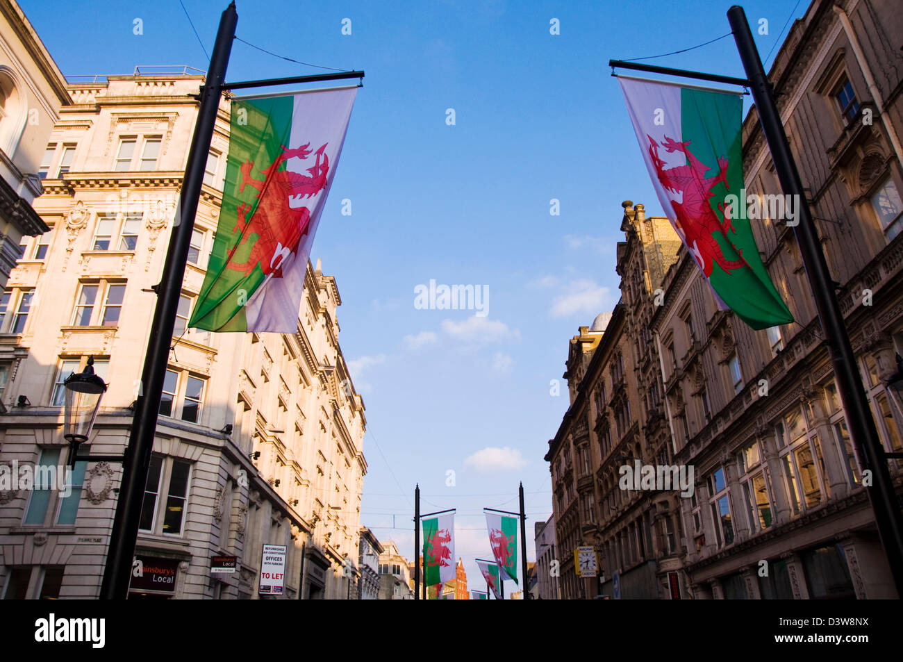 Welsh flags hi-res stock photography and images - Alamy