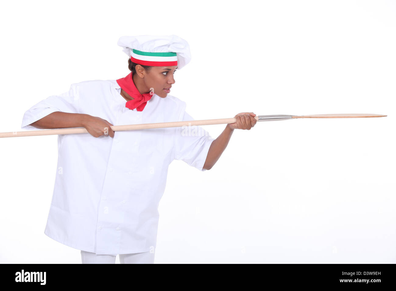 portrait of a pizza chef Stock Photo - Alamy