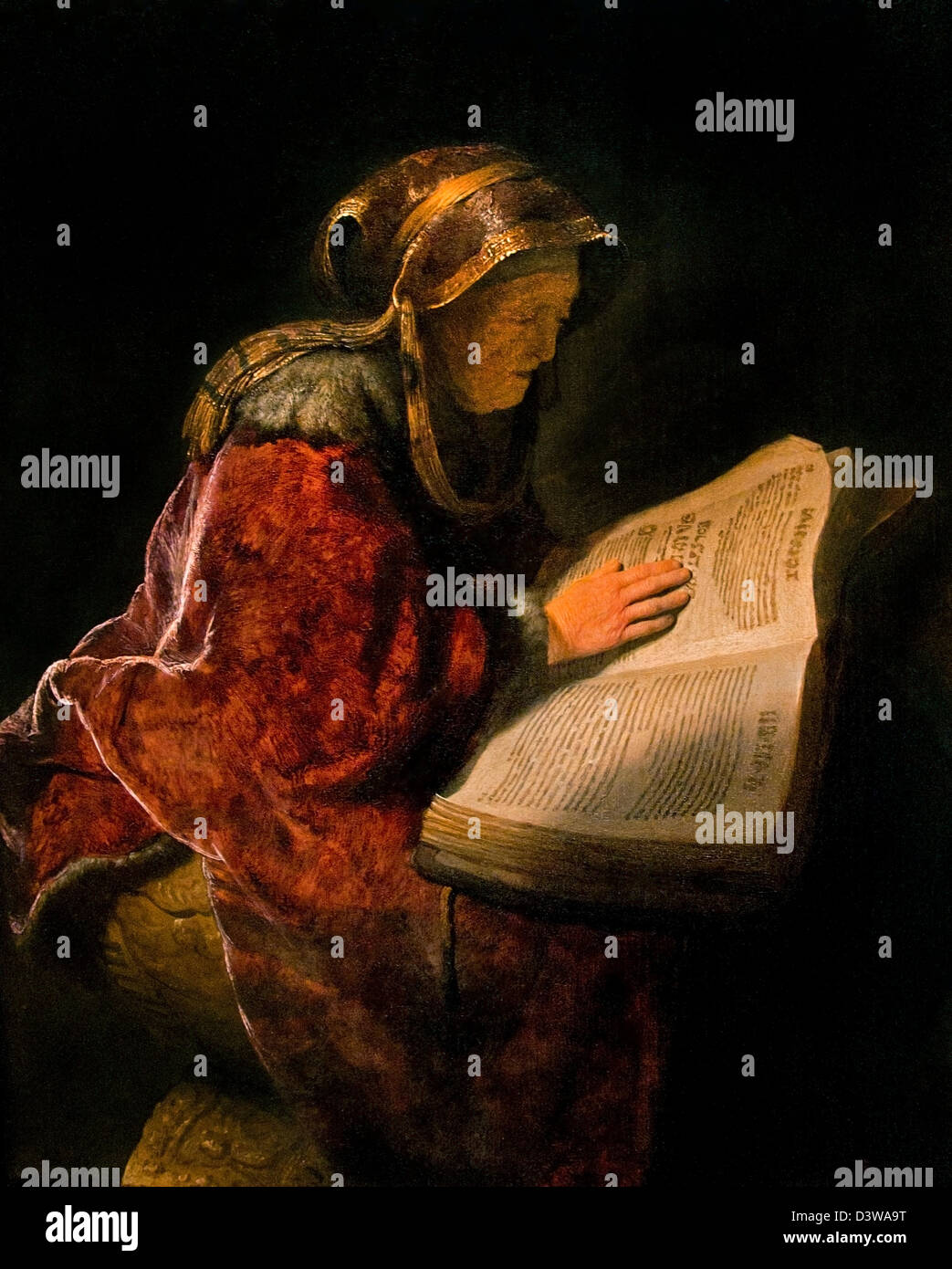 Rembrandt the prophetess anna hi-res stock photography and images - Alamy