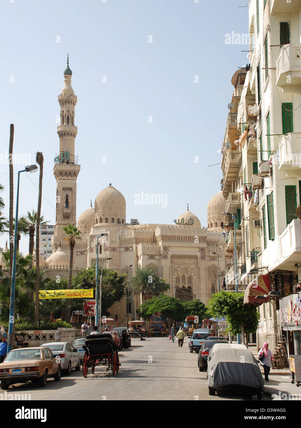El-Mursi Abul-Abbas Mosque Anfoushi Alexandria Egypt Stock Photo - Alamy