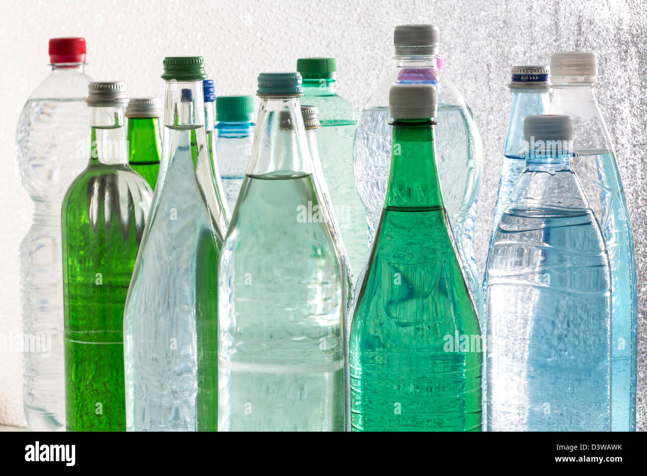 Different types of mineral water bottle hi-res stock photography and ...