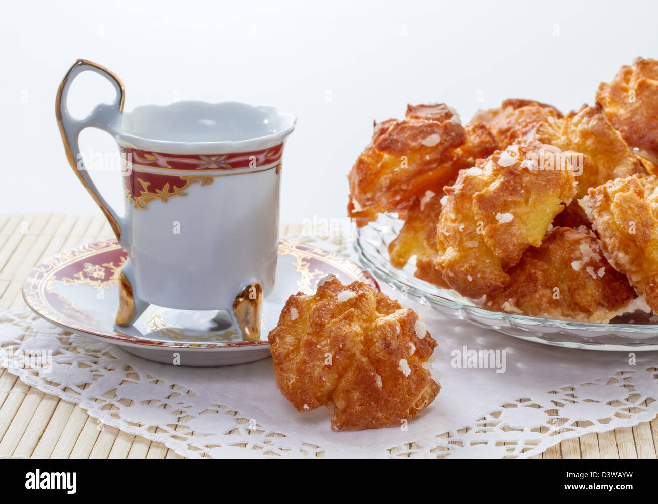 Golden pastries sugar on hi-res stock photography and images - Alamy
