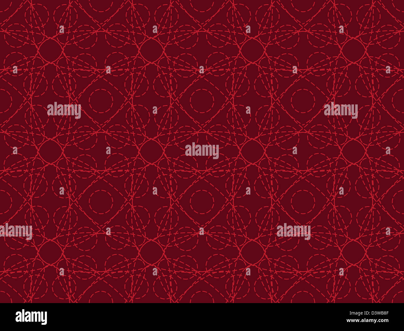 red seamless entangled lines pattern Stock Photo - Alamy
