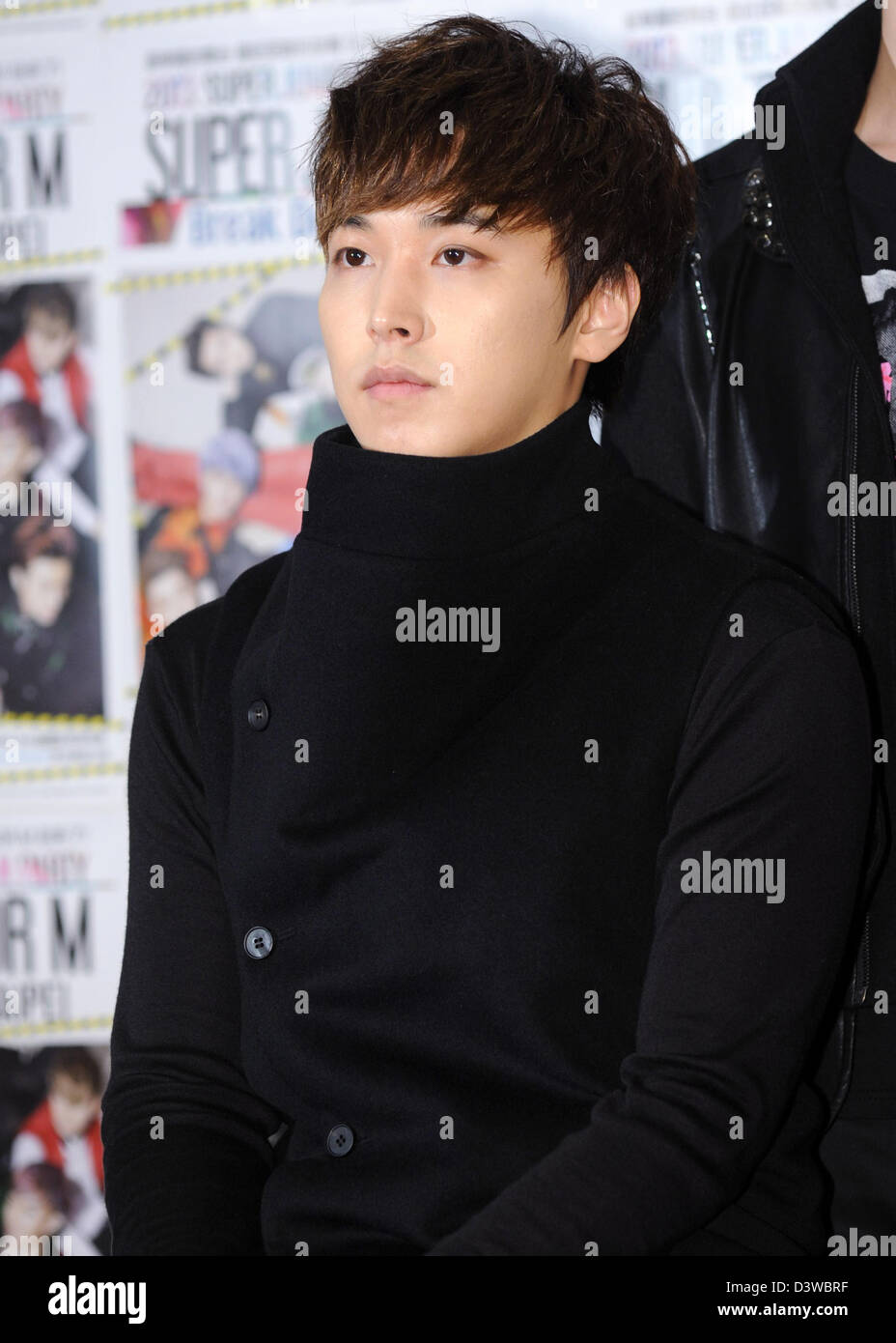 South Korean boy group Super Junior-M held press Stock Photo - Alamy