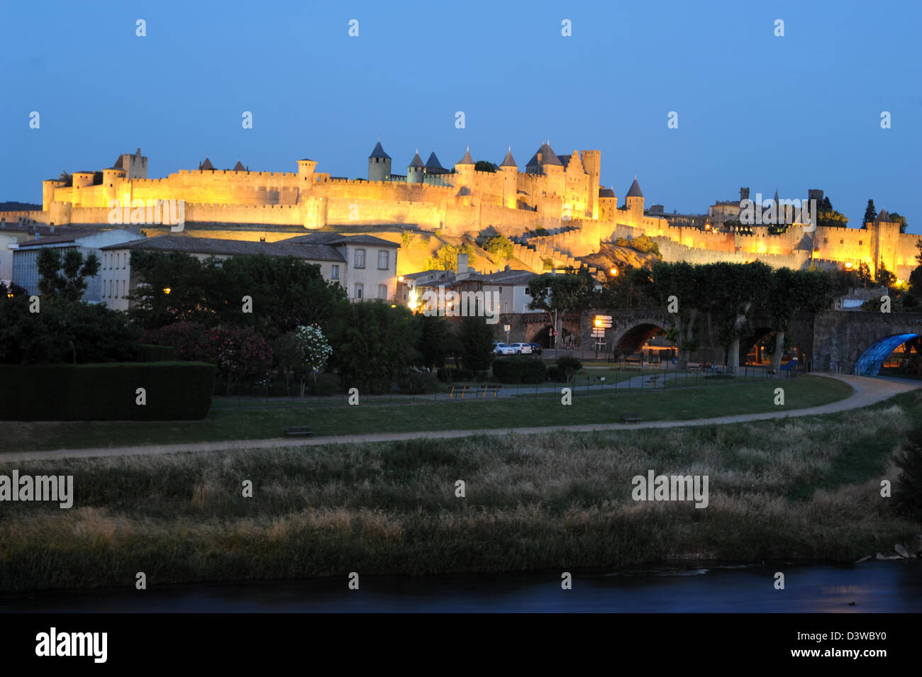 Night carcassone hi-res stock photography and images - Alamy