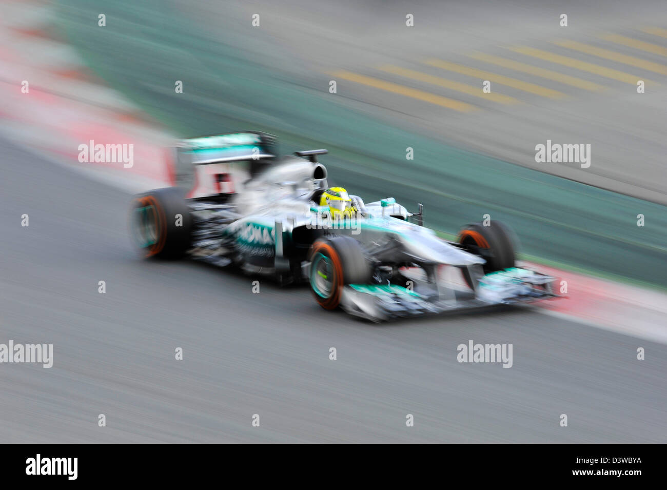 Nico Rosberg (GER), Mercedes F1 W04 during Formula One tests on Circuit ...