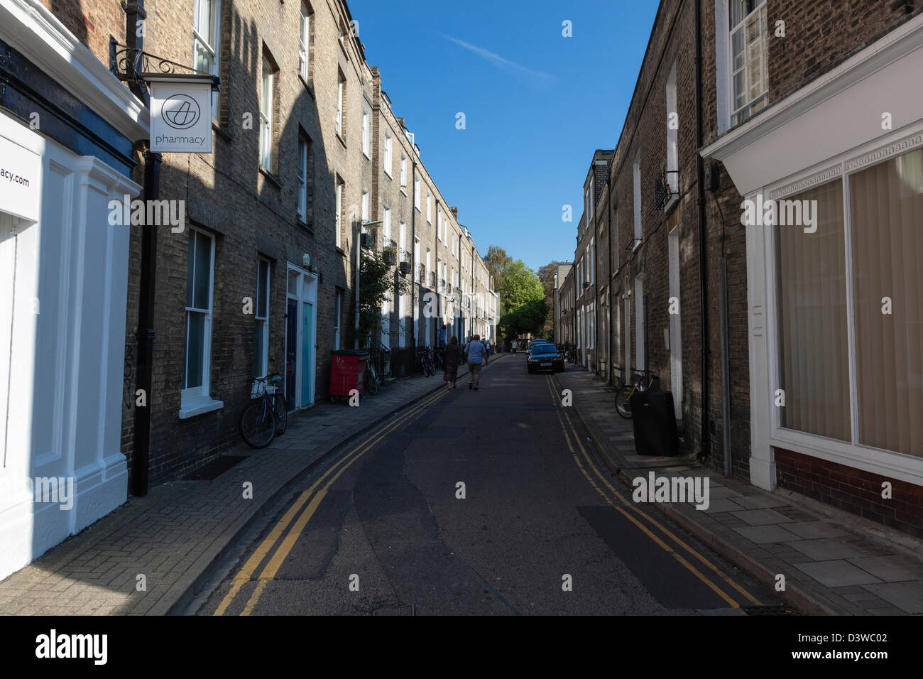 Attractive Fitzwilliam street, Cambridge, Cambridgeshire Stock Photo ...