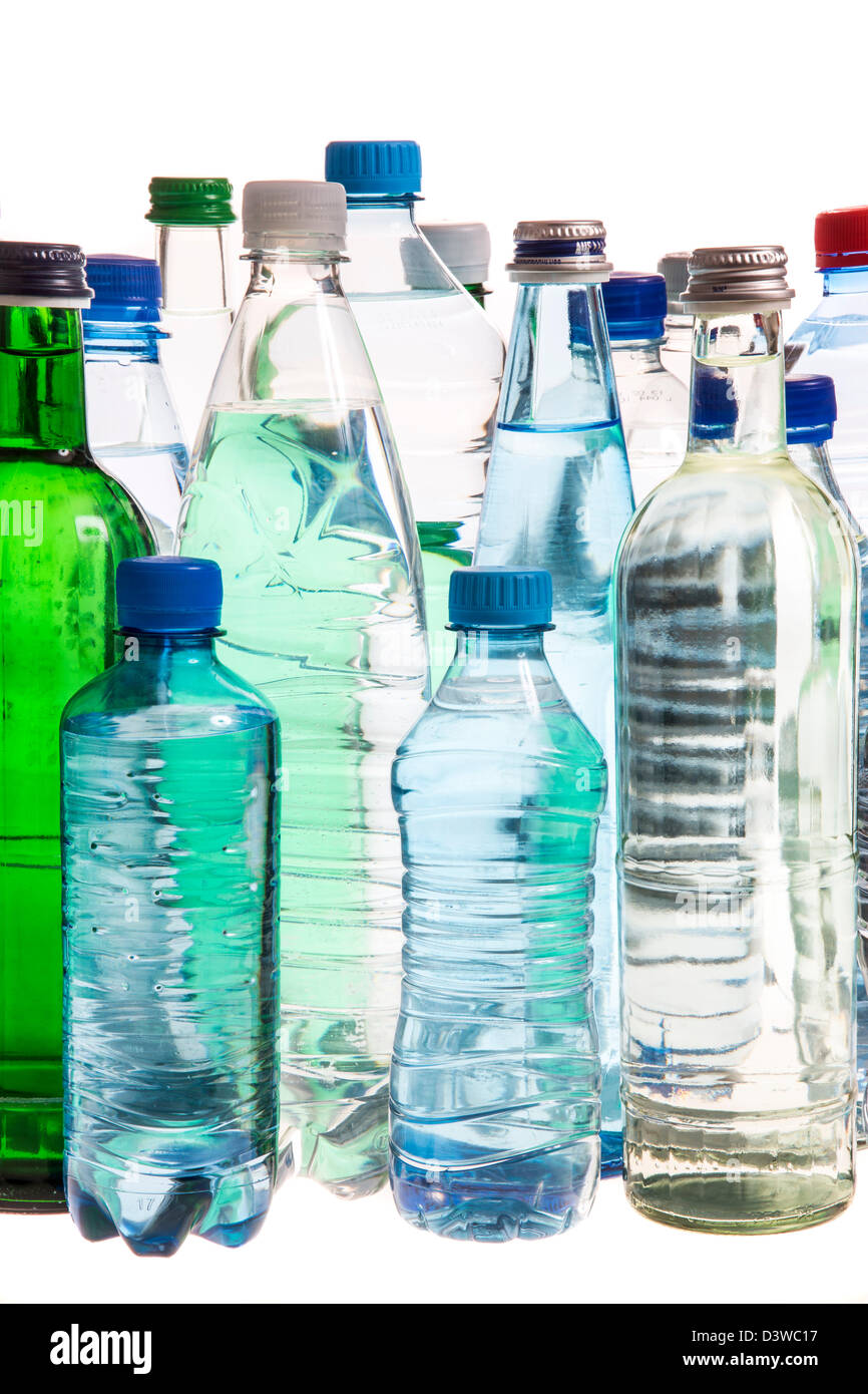 Different types of mineral water bottle hi-res stock photography and ...