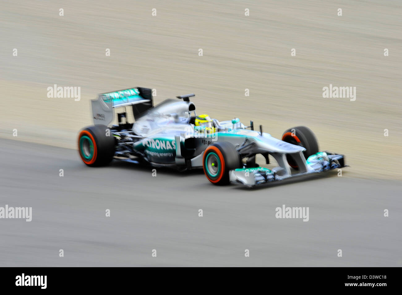 Nico Rosberg (GER), Mercedes F1 W04 during Formula One tests on Circuit ...