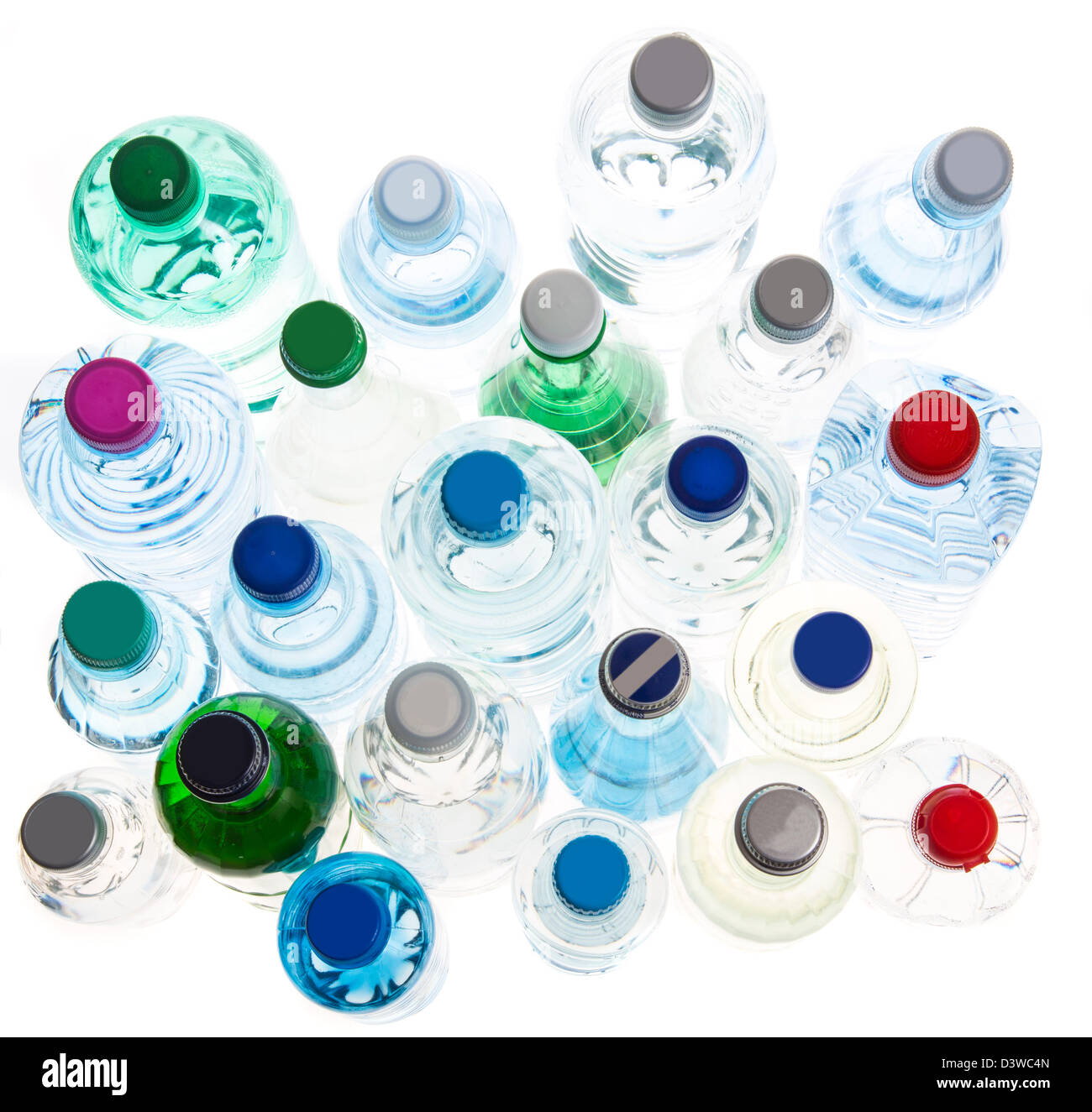 Water bottle types Cut Out Stock Images & Pictures - Alamy