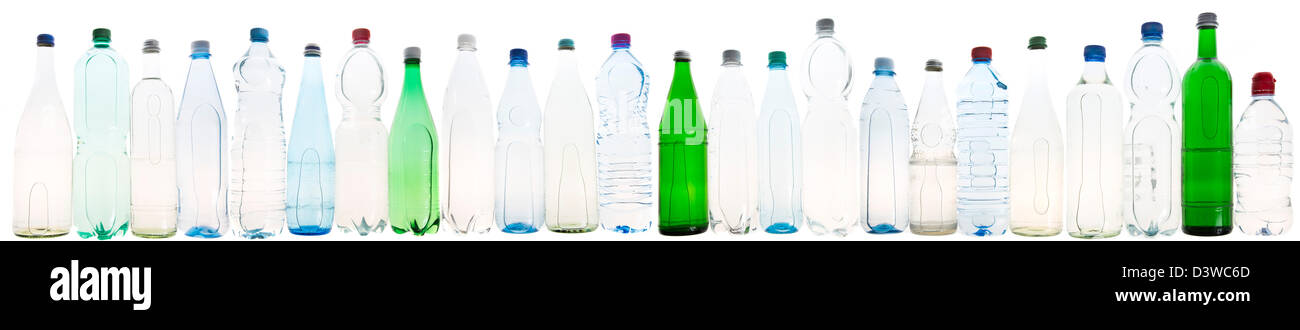 Glass water bottles different types hi-res stock photography and images ...