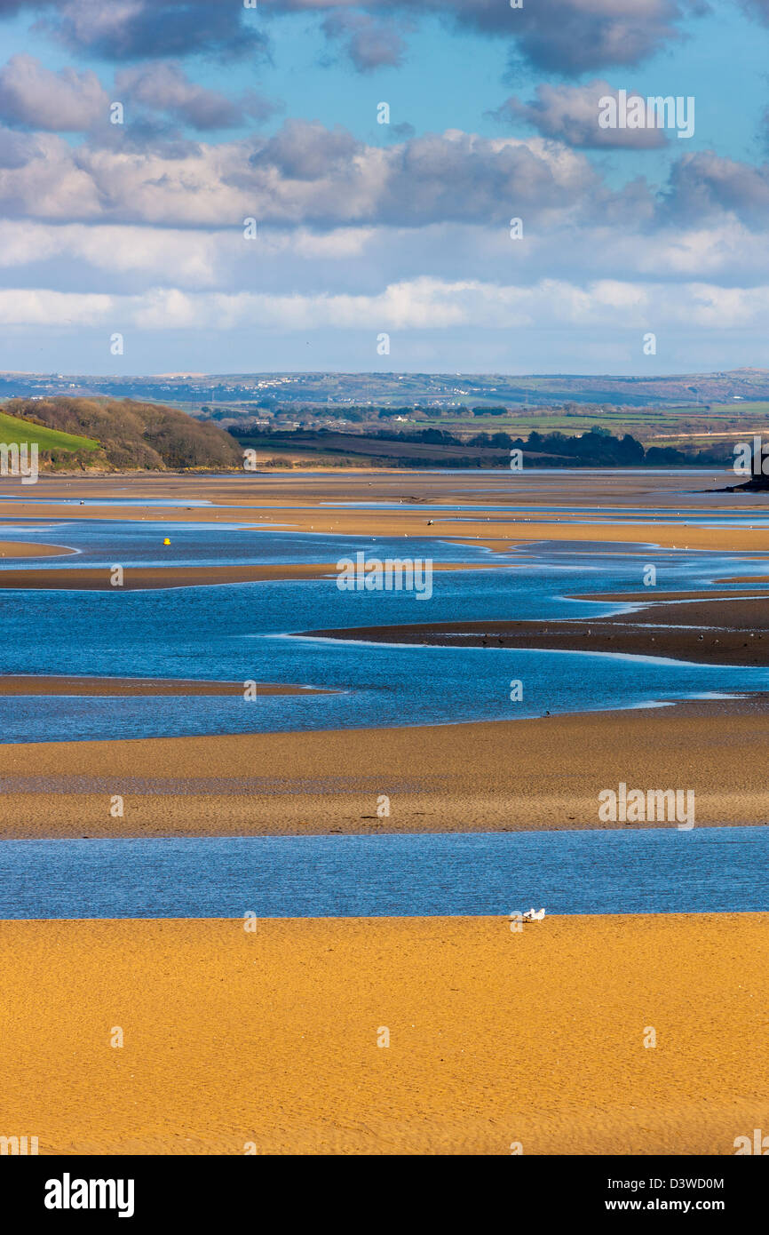 The Camel Estuary near Padstow, Cornwall, England, UK, Europe Stock ...