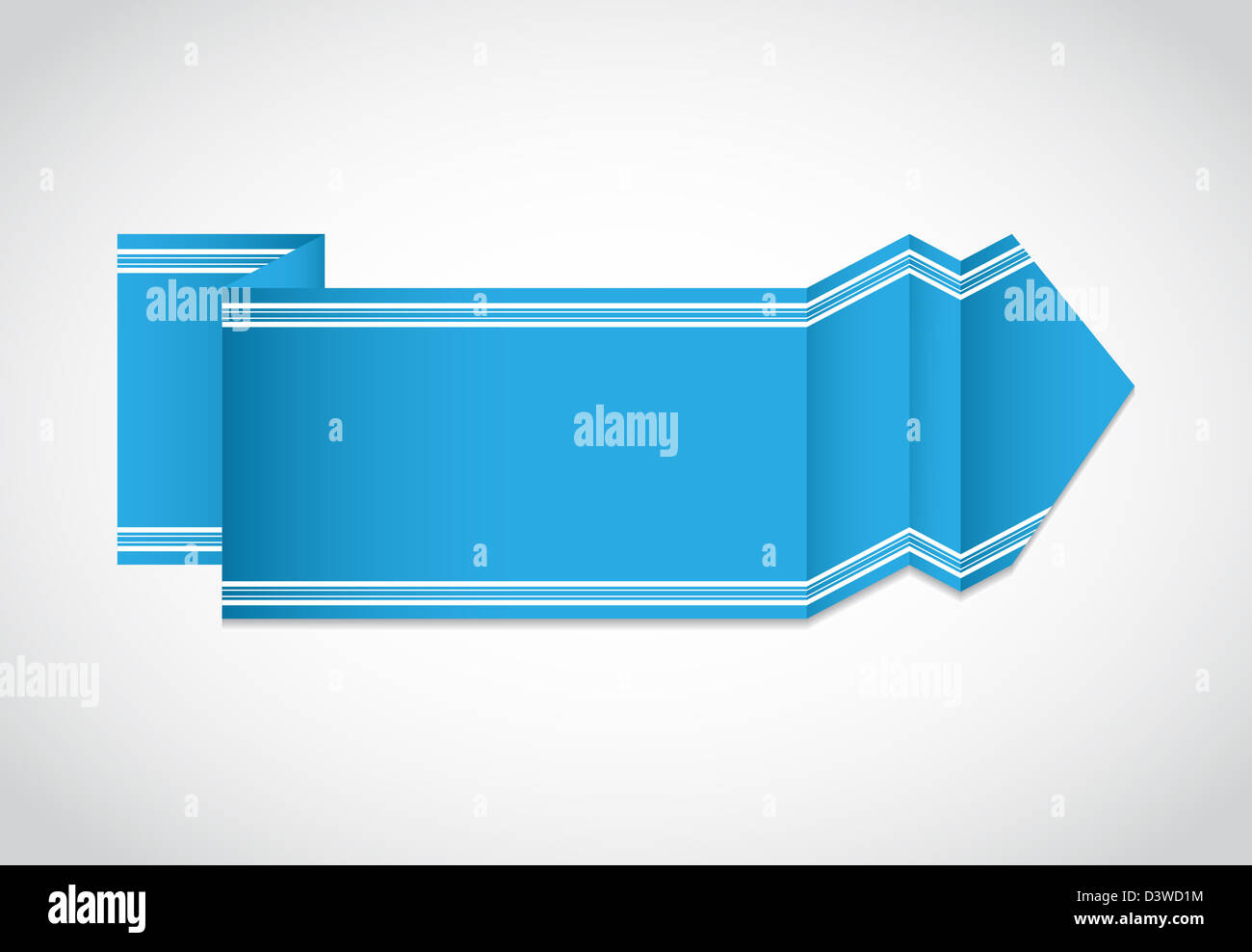 Origami paper banner for your business website Stock Photo - Alamy