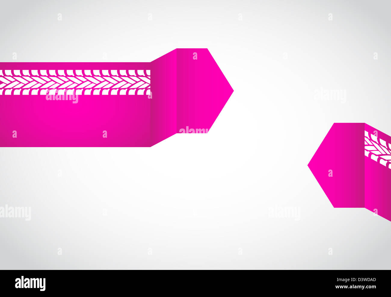 special pink origami speech bubble with tire design Stock Photo - Alamy