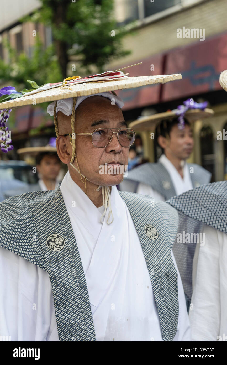 Religious parade on the streets of Tokyo, Japan, Asia Stock Photo - Alamy