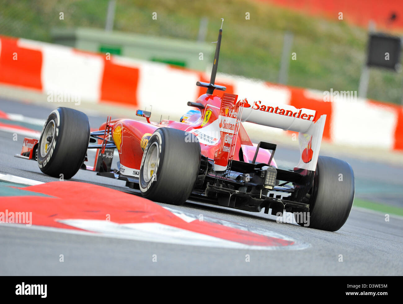 Fernando Alonso (ESP), Ferrari F138 during Formula One tests on Circuit ...