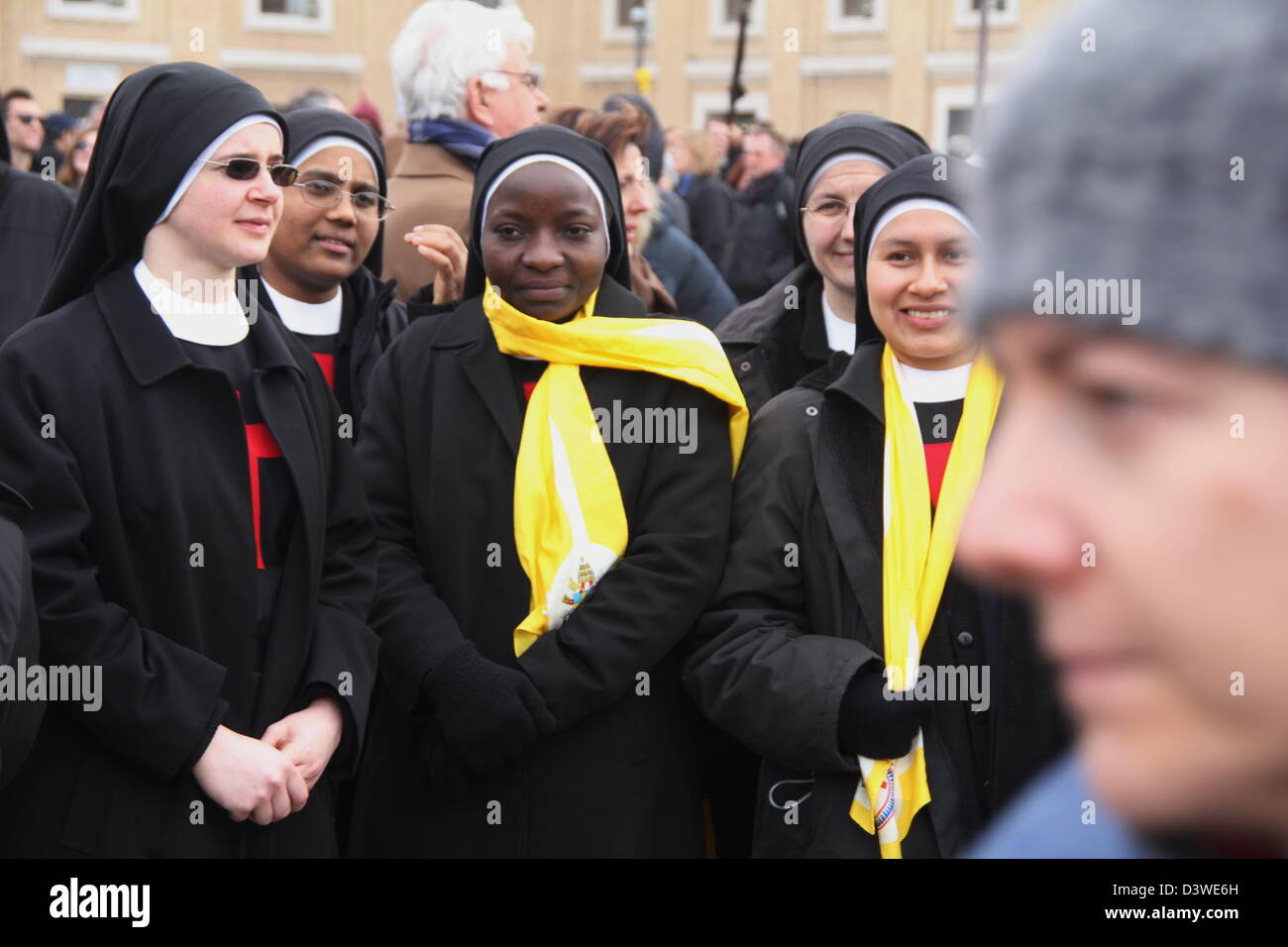 Rome, Italy. 24th February 2013. The last Angelus Sunday Blessing by ...